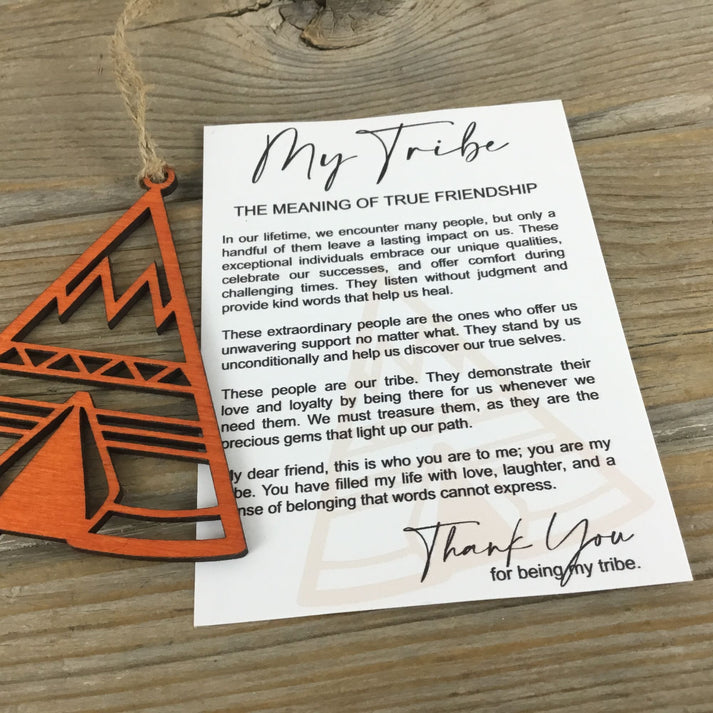 My Tribe The Meaning of True Friendship Story Card Ornament – Michelle ...