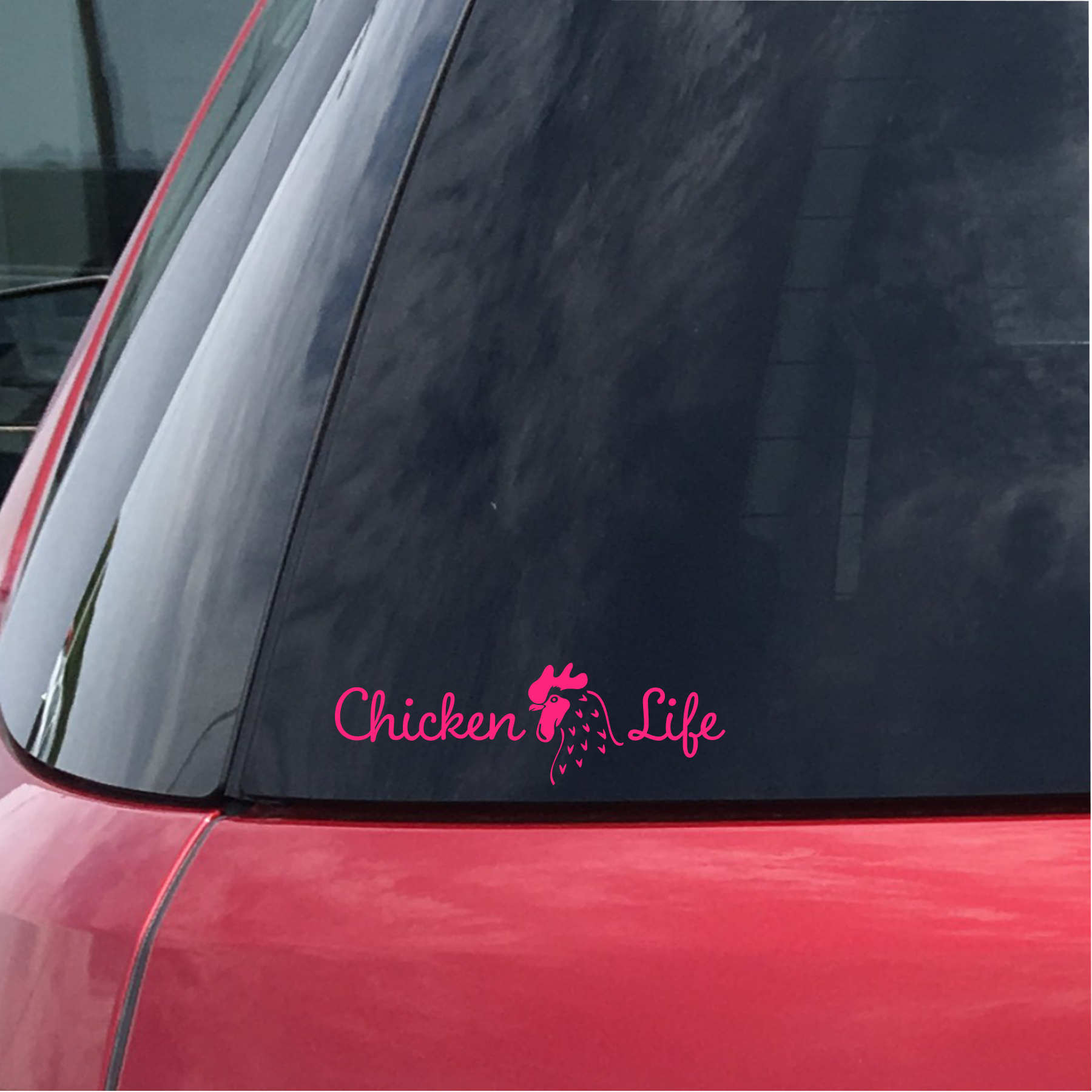 Chicken Life Car Decal – Michelle's Variety Shop