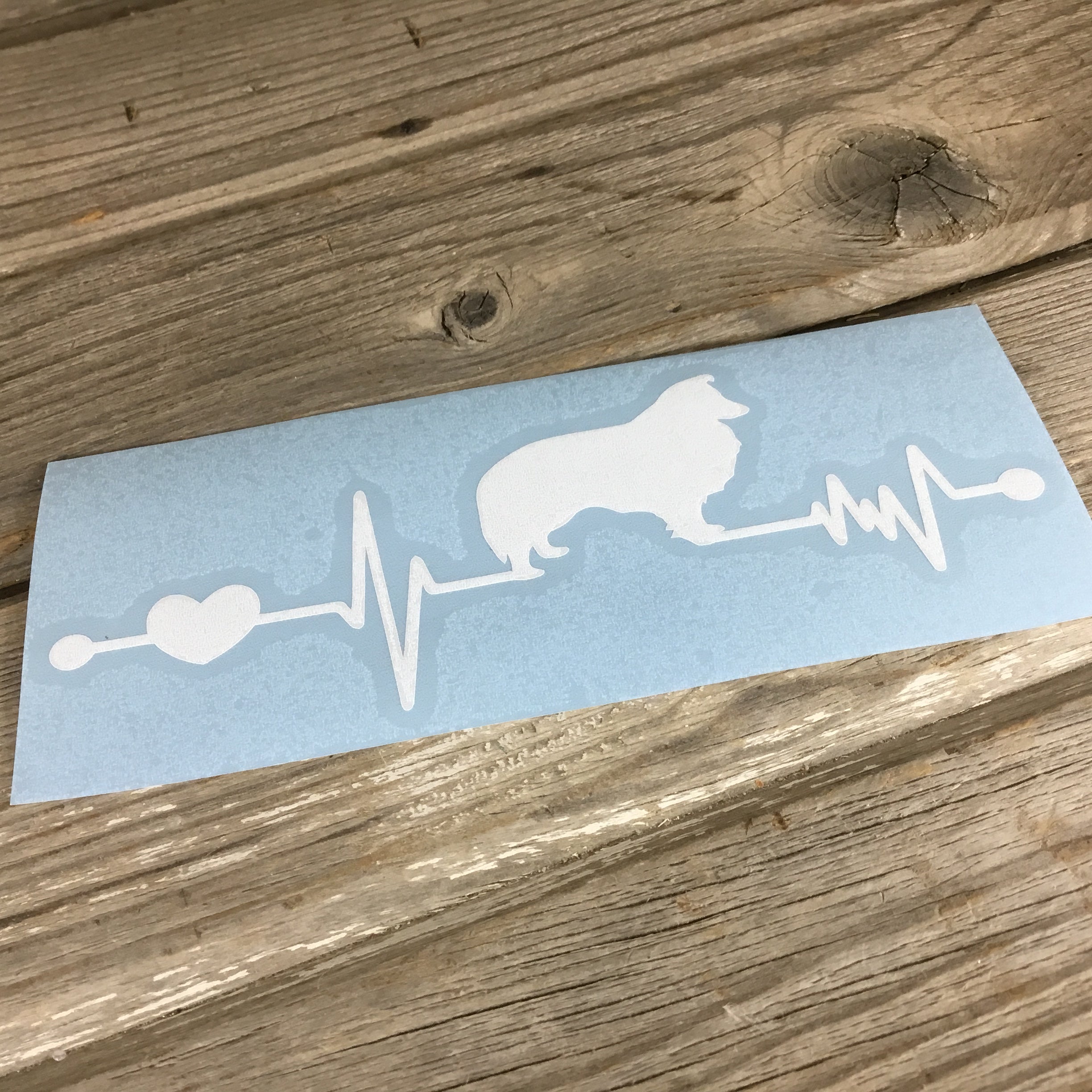 Sheltie Ekg Vinyl Decal – Michelle's Variety Shop