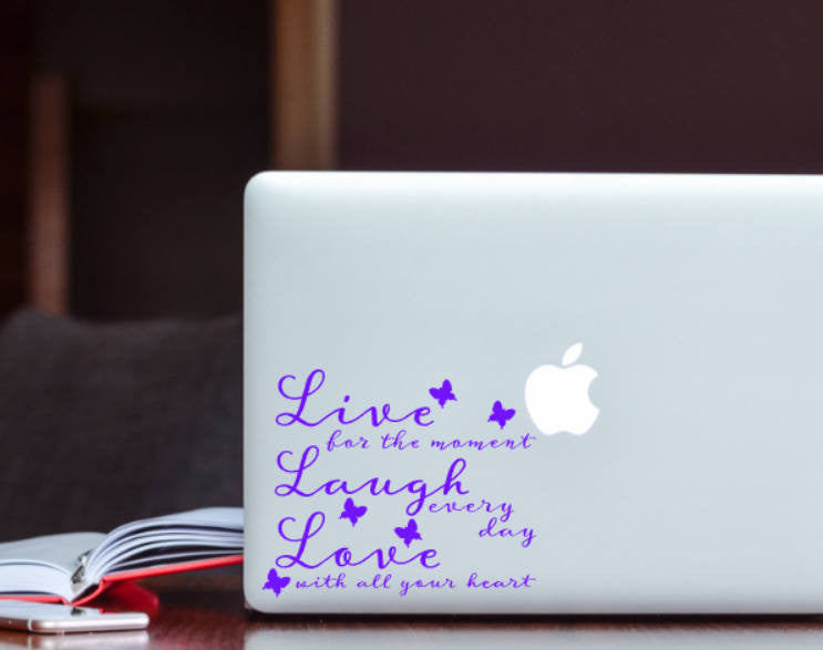 Live Laugh Love Vinyl Decal – Michelle's Variety Shop